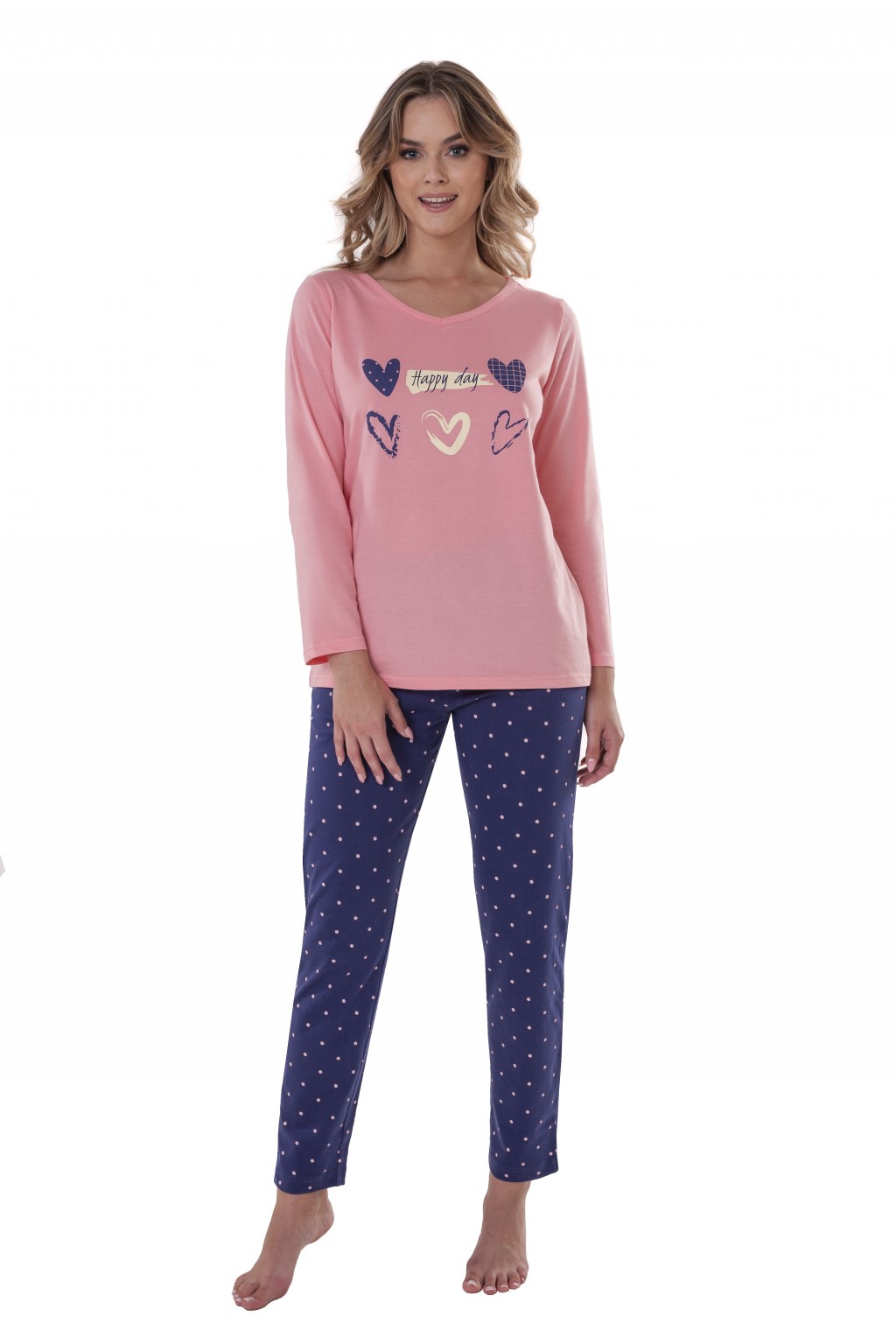 PIŻAMA DAMSKA MODEL 10 DR - ANABELL - długi rękaw - piżamy - Bielizna ...